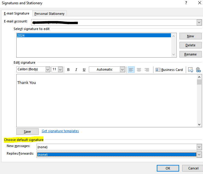 KB1043: How to Remove Signature in Outlook – Americare